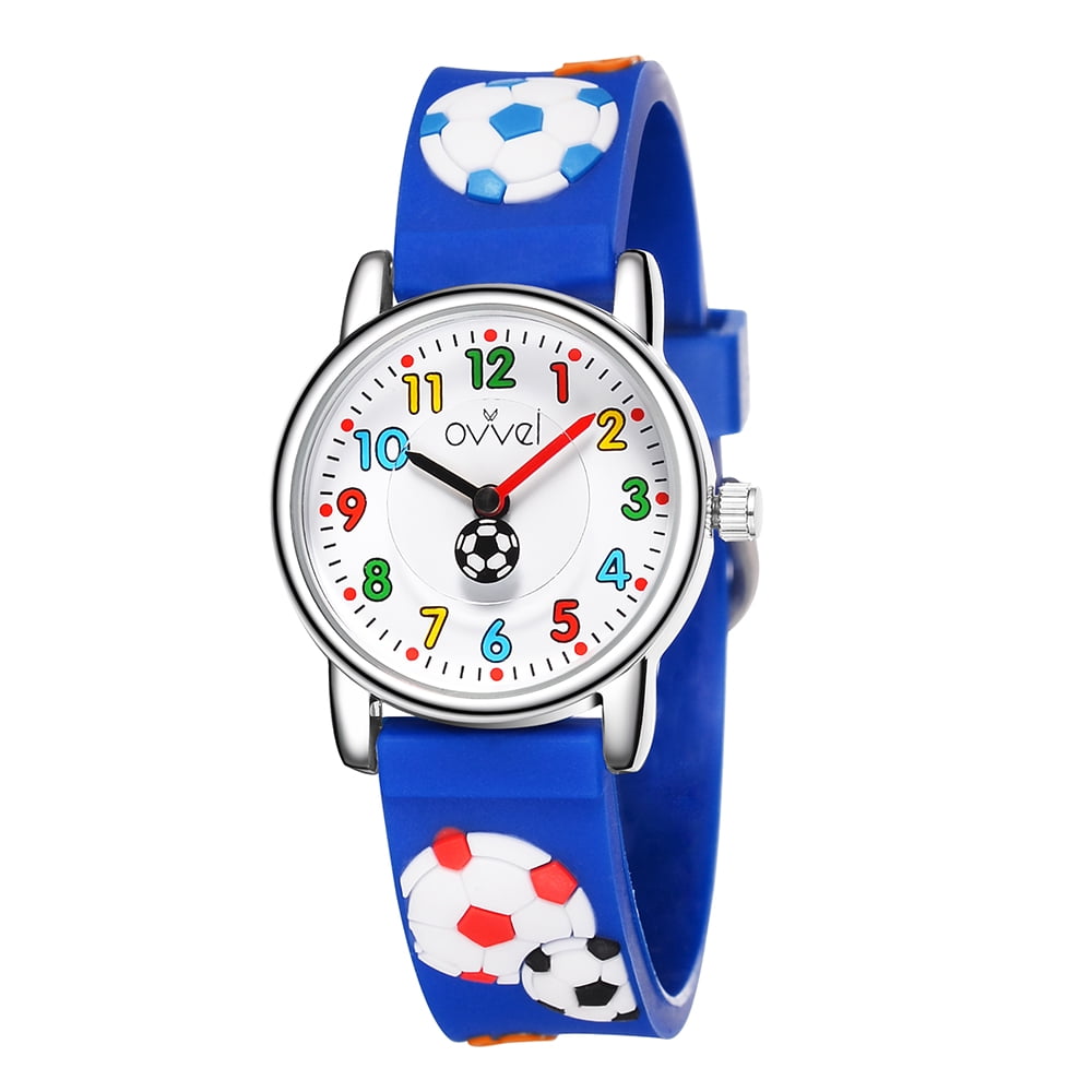 Ovvel Boys Watch – Pretty and Cute Kids Wristwatch with Teaching Analog ...