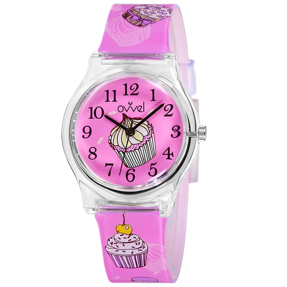 Ovvel Girls Watch – Pretty and Cute Kids Wristwatch With Teaching ...