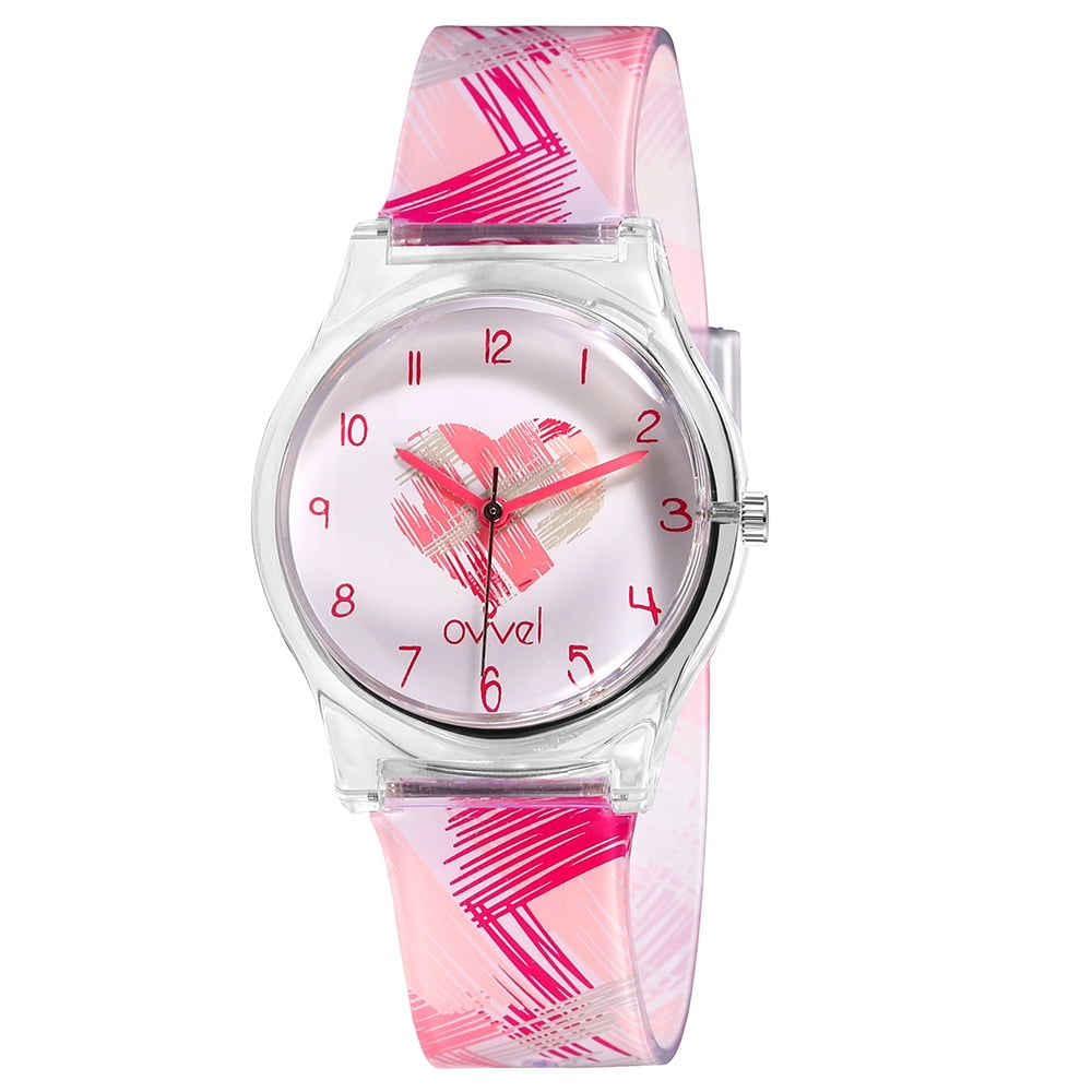 Ovvel Girls Watch – Pretty and Cute Kids Wristwatch With Teaching ...