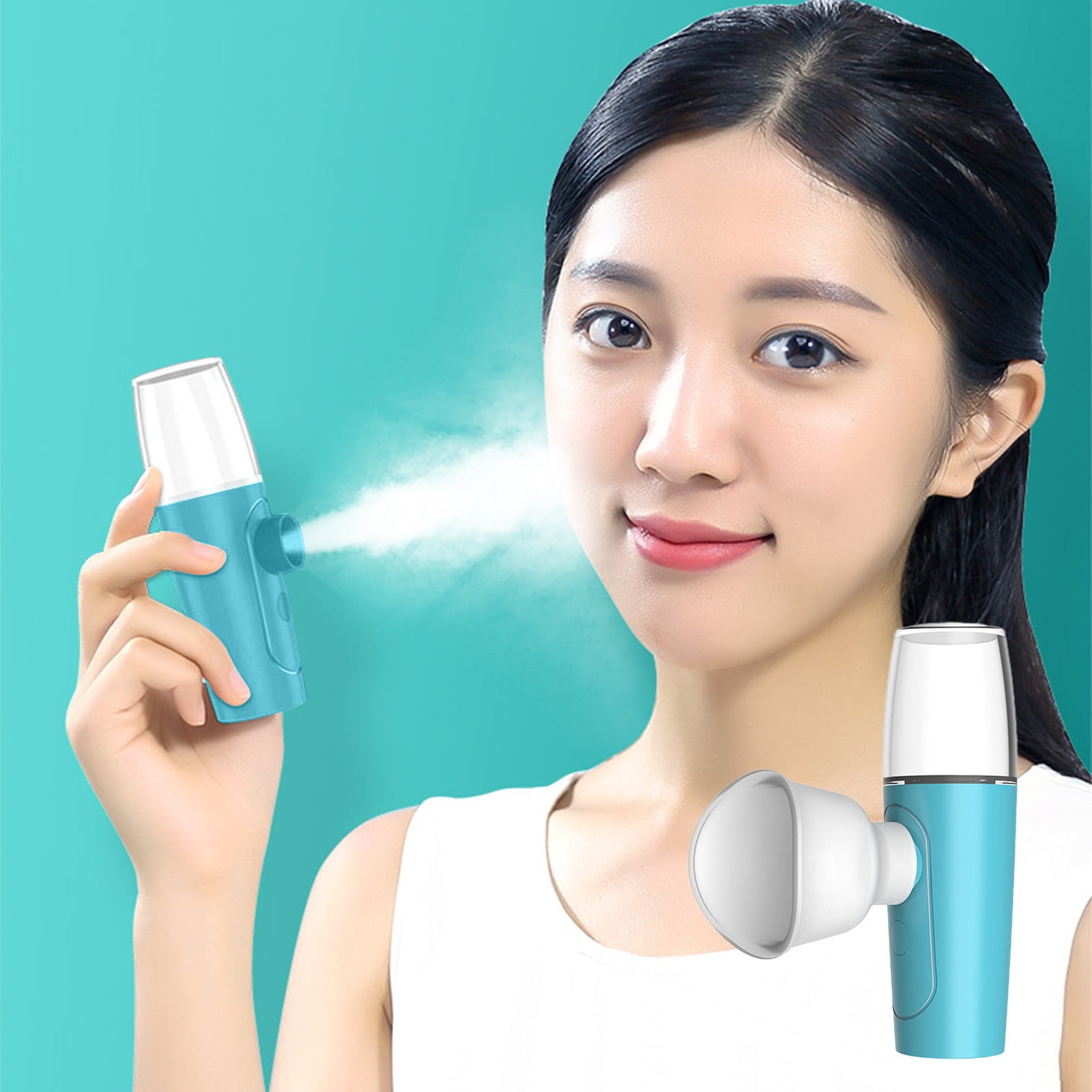 Ovzne 2024 Trendy Mini Nano Facial Steamer, Portable Moisturizing Mist ...