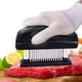 Ovzne 48 Blade Stainless Steel Meat Tenderizer Manual Steak Pork ...