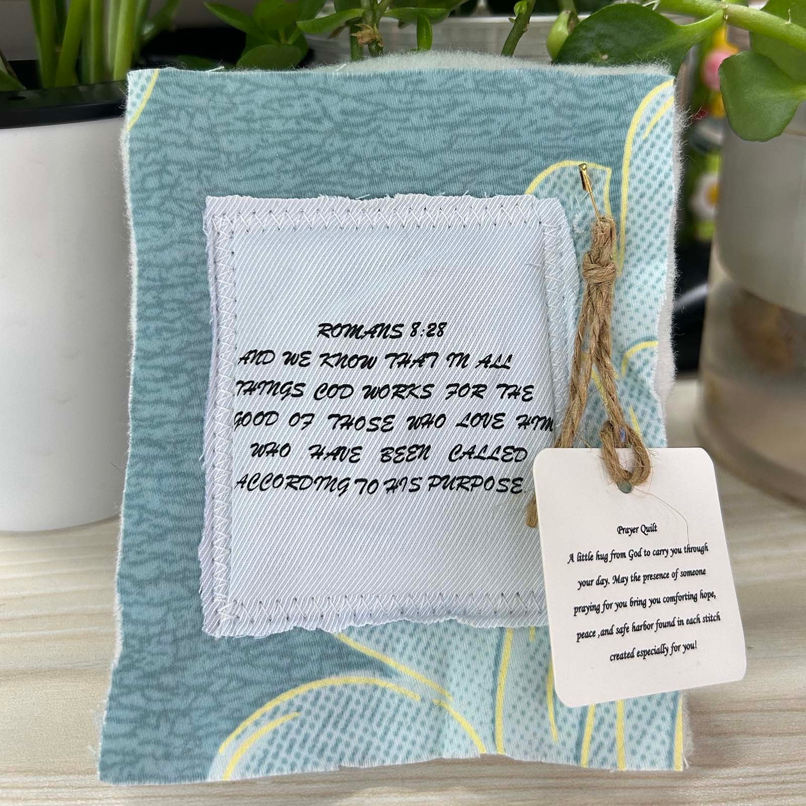 Ovzne Handmade Quilt With Cross Inside - Colorful Symbolic Poem Quilt ...