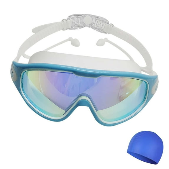 Ovzne Hd Large Frame Waterproof Swimming Goggles - Anti-Fog, Uv ...