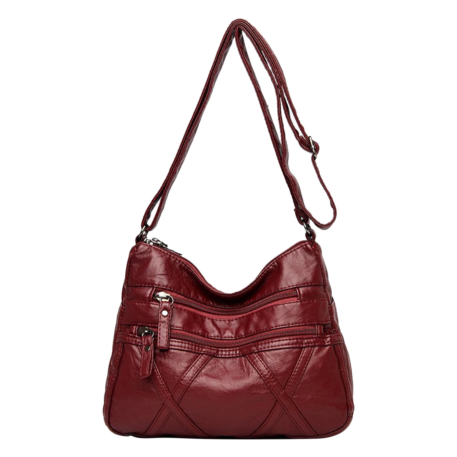 Ovzne Large Crossbody Bags Soft Leather Shoulder Bag Ladies Shoulder ...