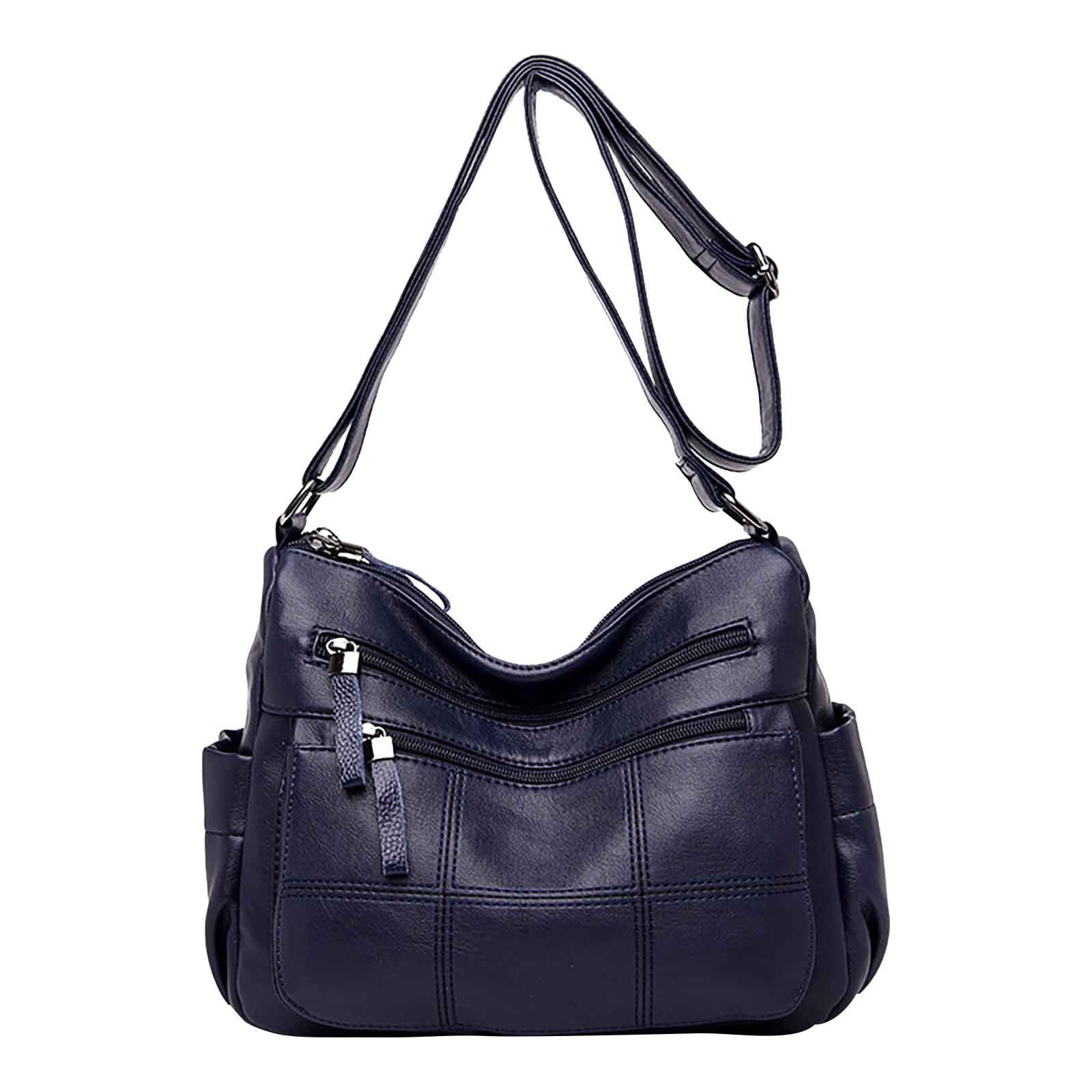 Ovzne Large Crossbody Bags Soft Leather Shoulder Bag Ladies Shoulder ...