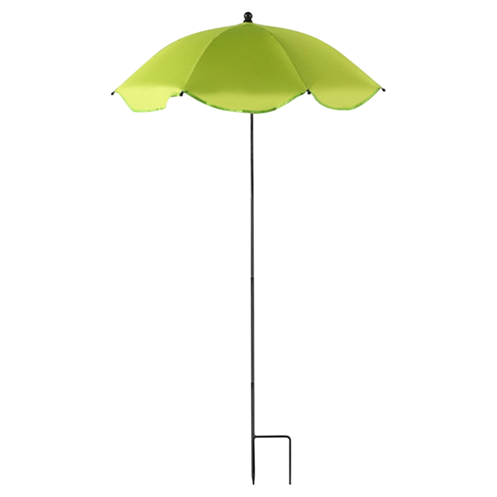 Ovzne Large Garden Parasol With Plant Stake - Outdoor Sun Rain ...
