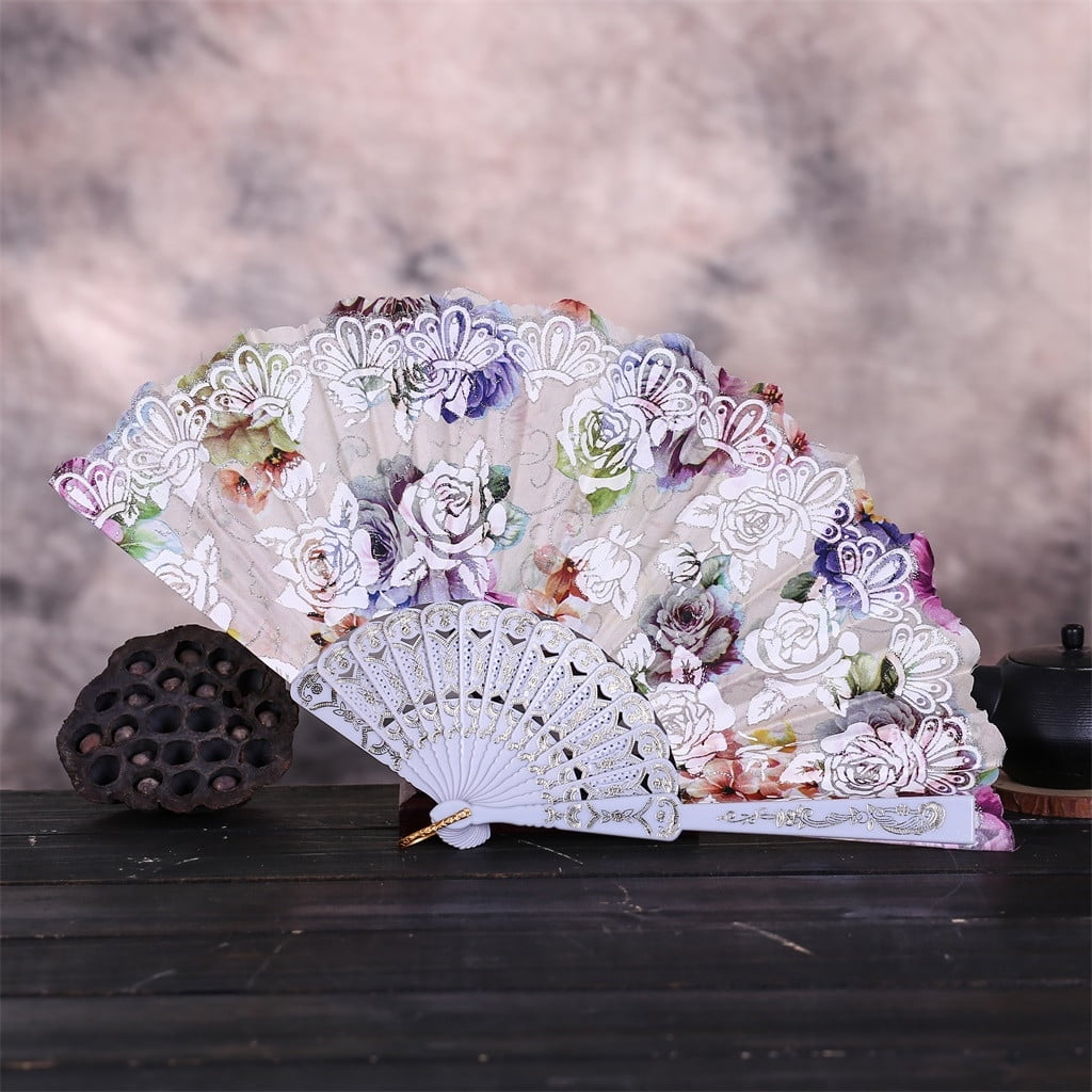 Ovzne Lightweight Foldable Paper Fan Suitable For Hot Weather, Outdoor ...