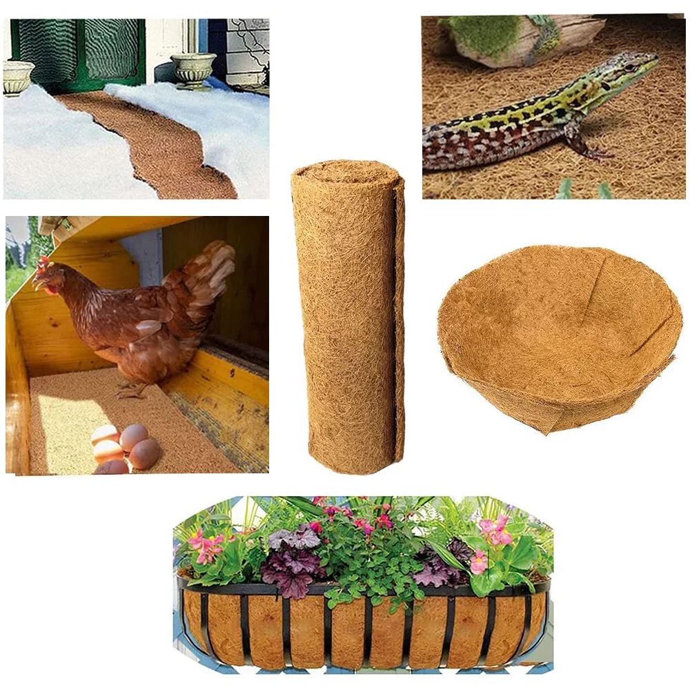 Ovzne Liner Roll, 23.6*33.4 inch Natural Coconut Liners for Planter ...