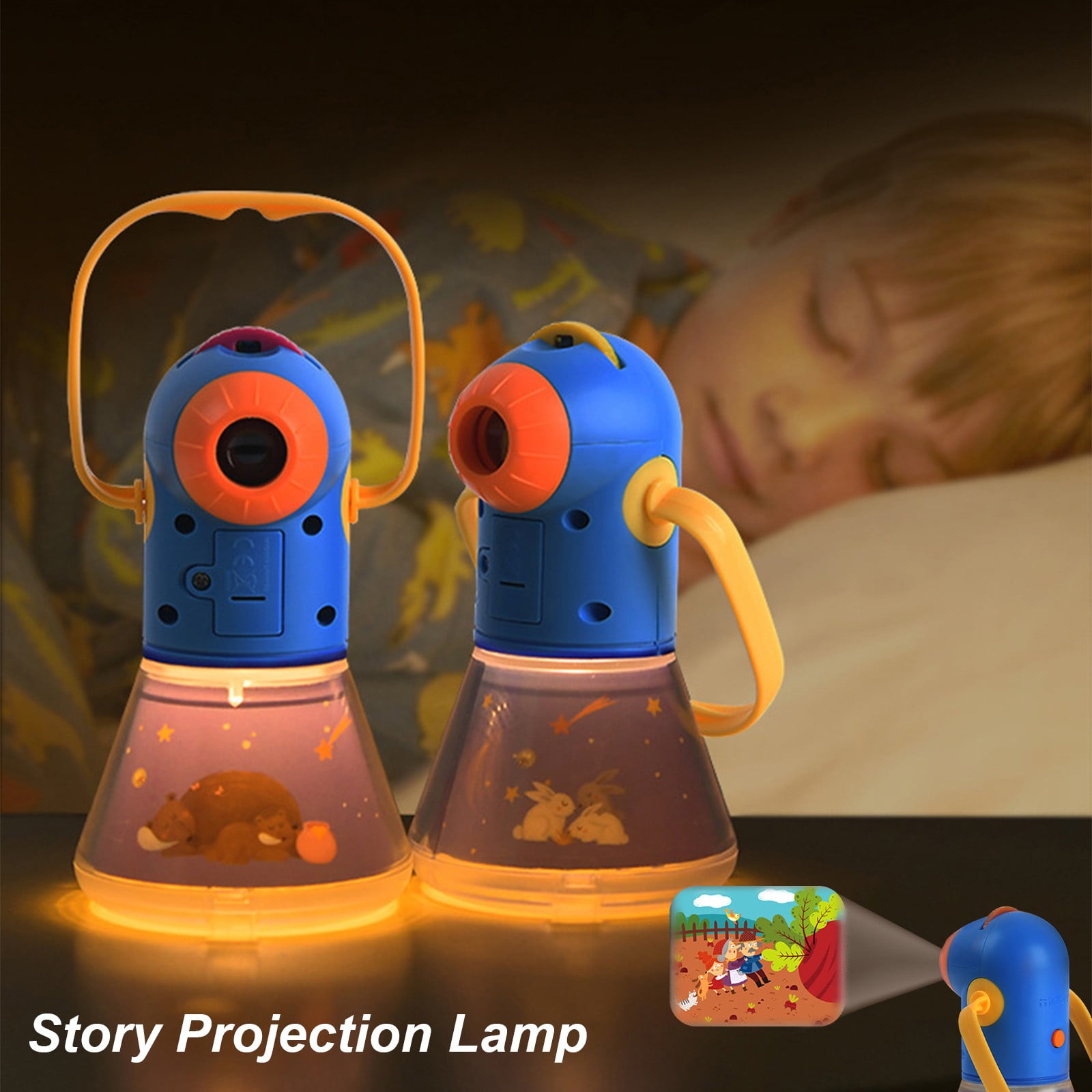 Ovzne Multifunctional Story Projector Night Light - Educational Gift ...