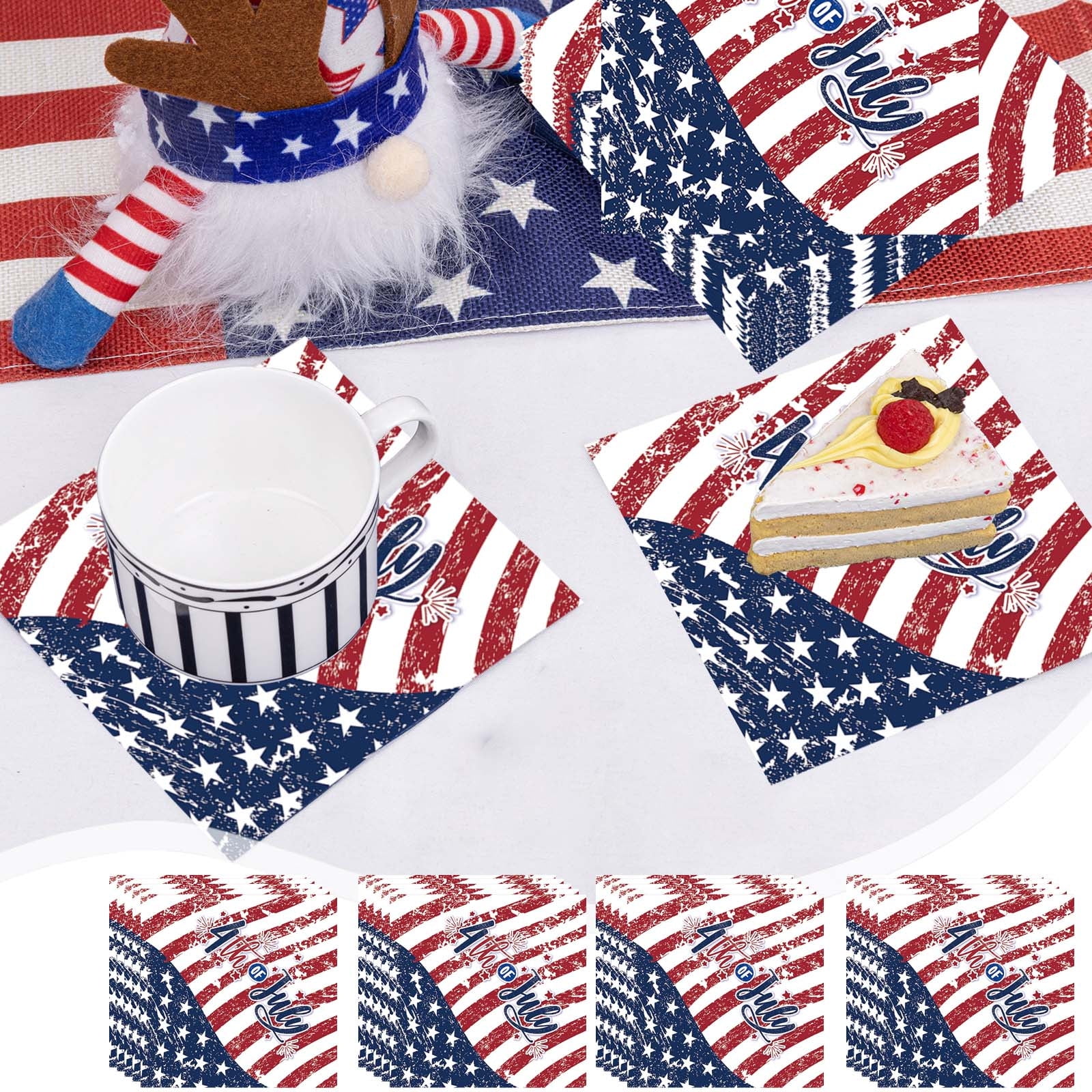 Ovzne Patriotics Tissue, Star Spangled , Balloons Tissues, 4Th Of July ...