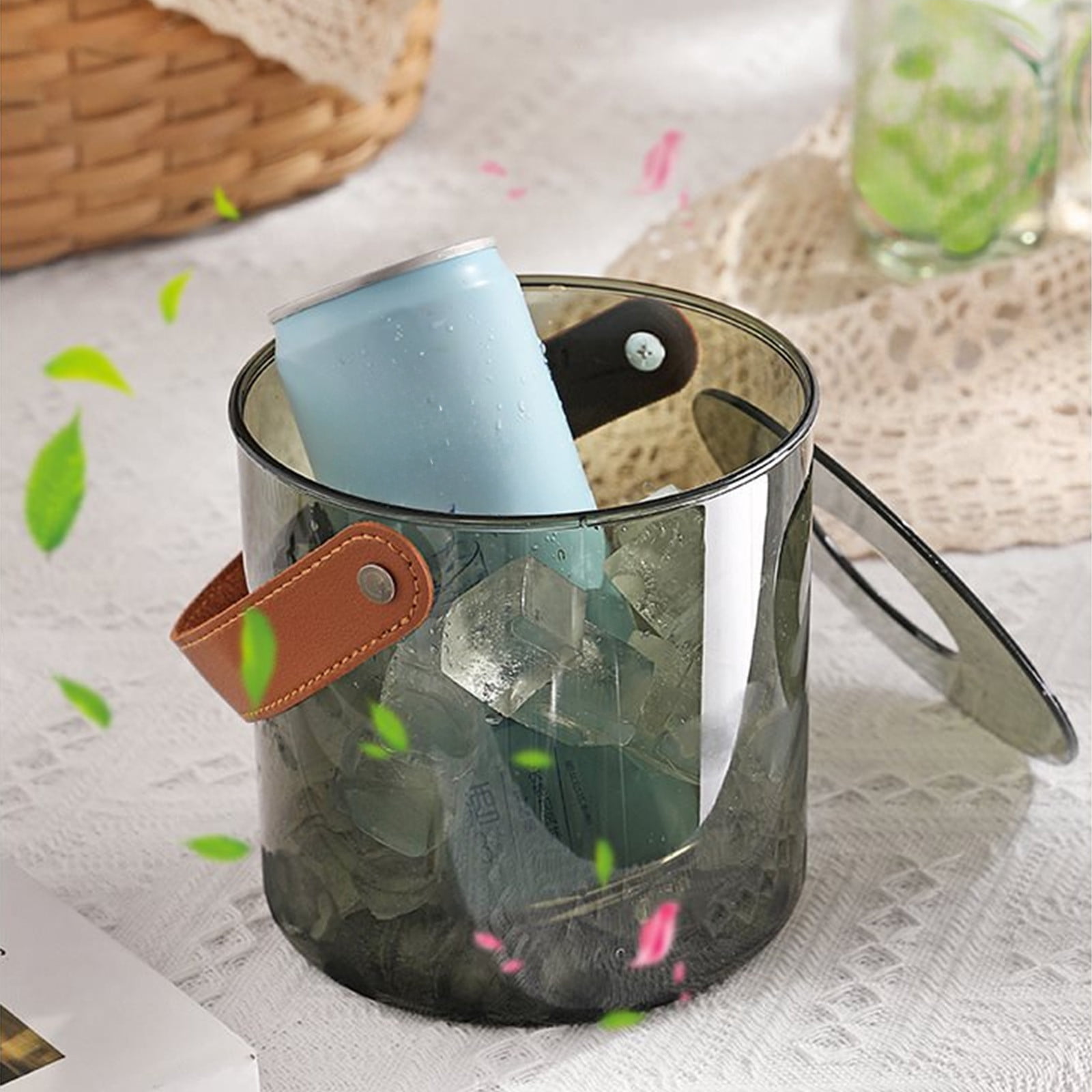 Ovzne Plastic Ice Bucket, Beer Bucket, Champagne Bucket, Household ...