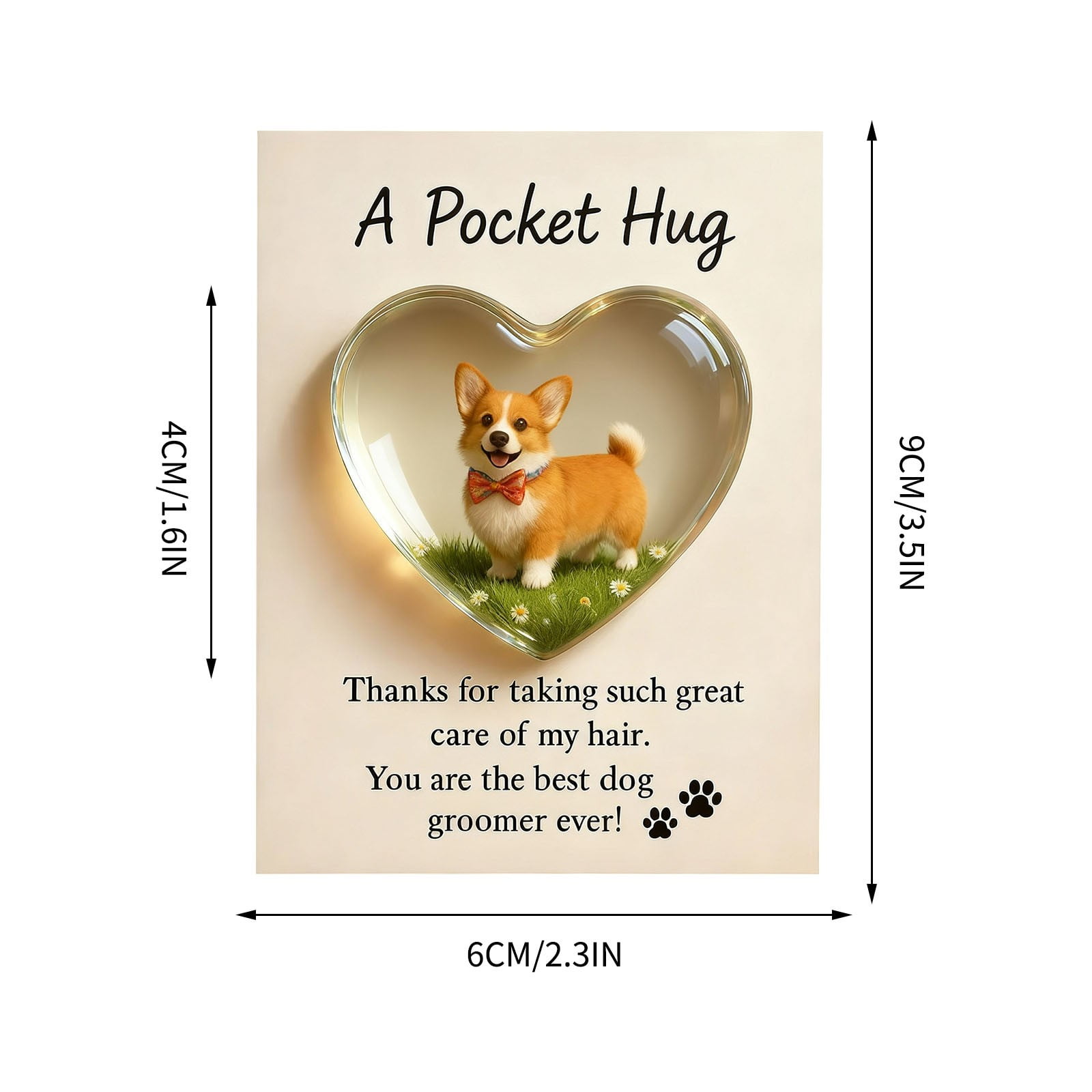 Ovzne Pocket Thank You Gift For Dog Groomers – Heartfelt Appreciation ...