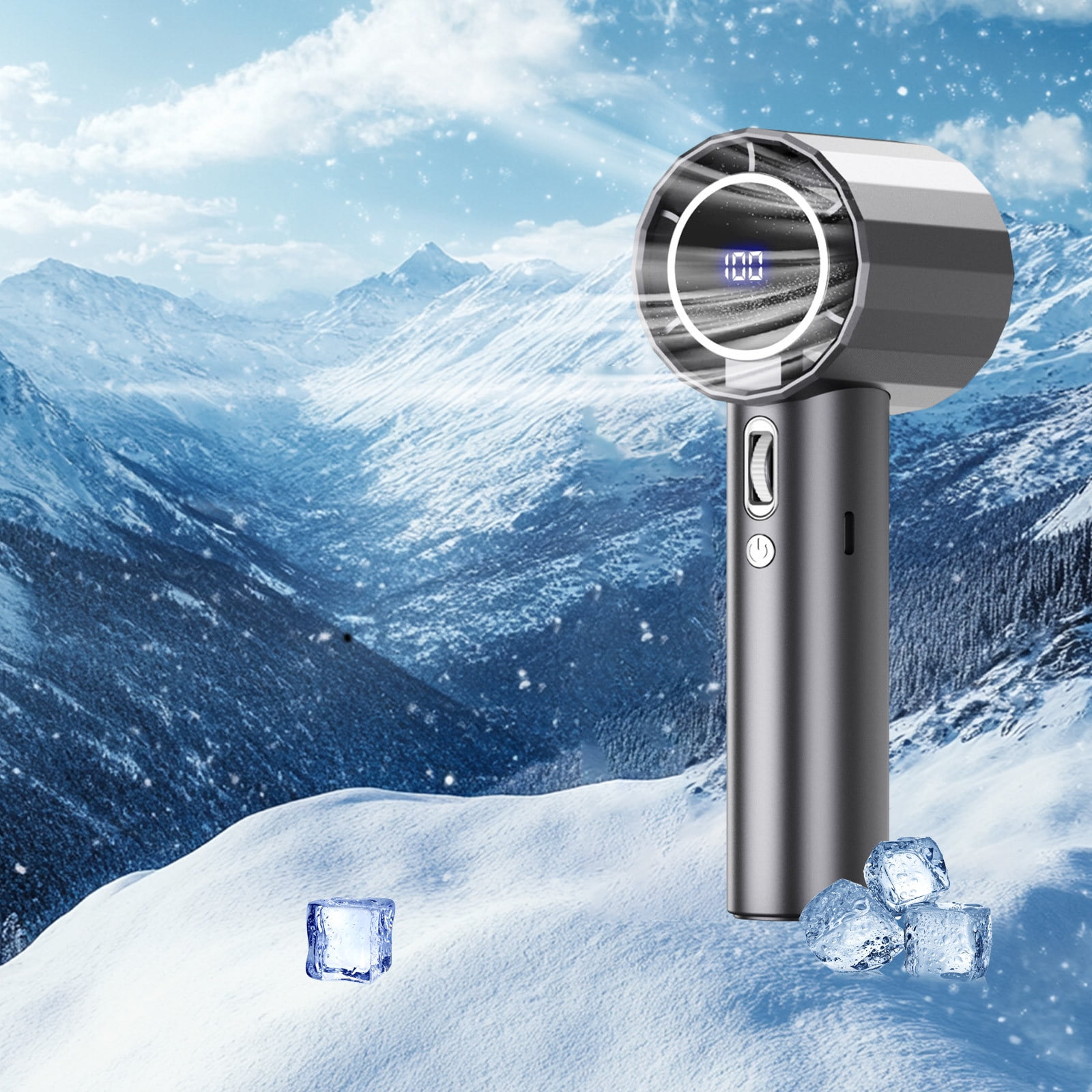 Ovzne Portable Handhold Fan Usb Rechargeable Refrigeration Conditioner ...