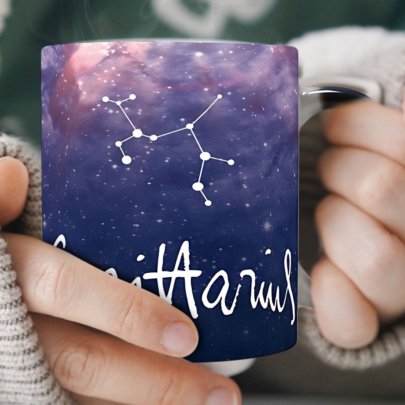 Ovzne Sagittarius Ceramic Mug - Heat-Activated Color Changing Coffee ...