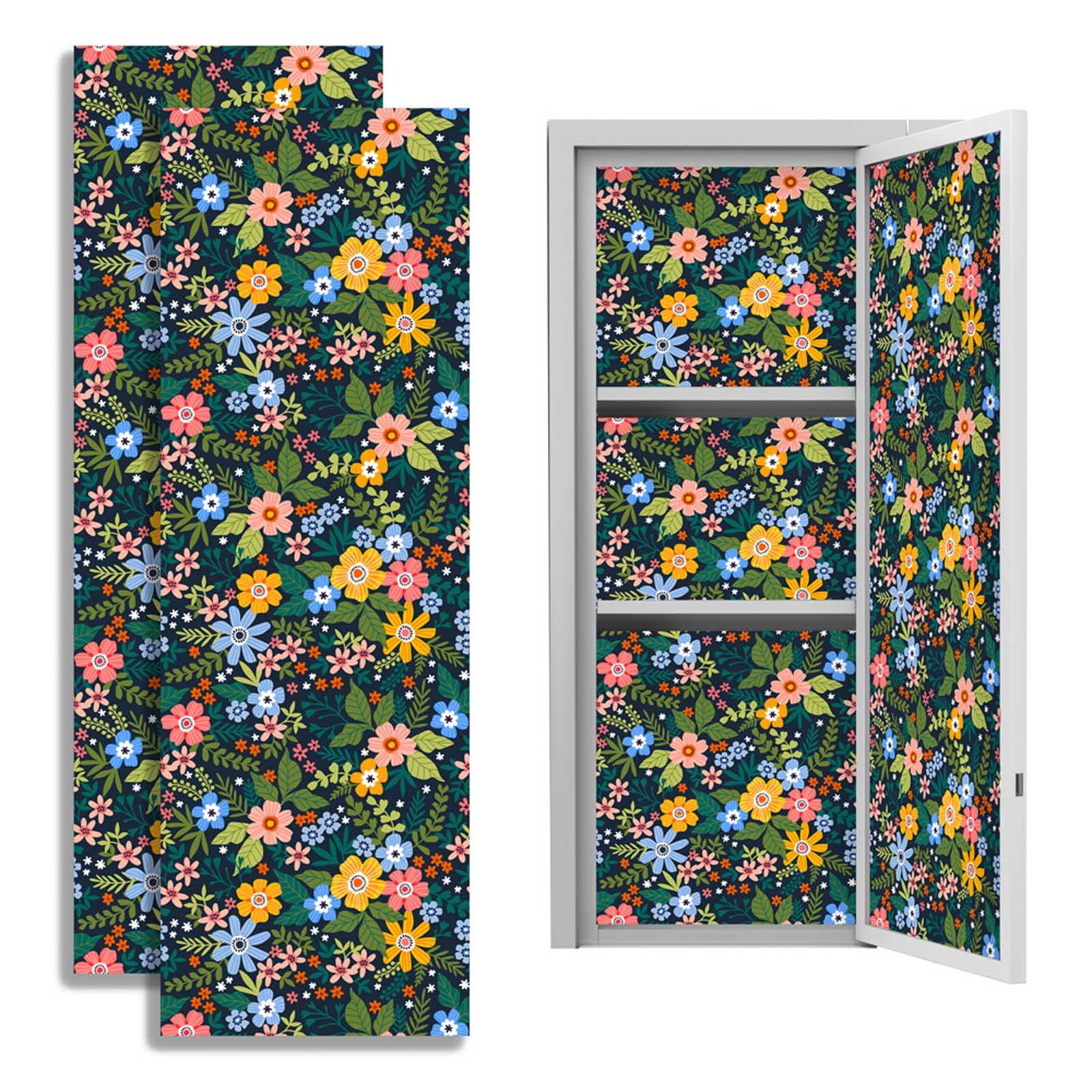 Ovzne School Locker Magnetic Wallpaper 12" x 36" Removable Marble ...
