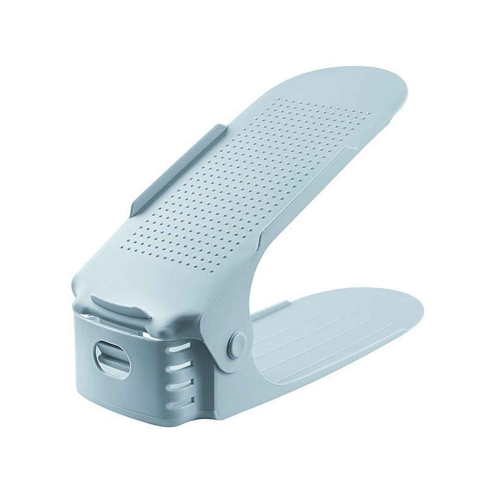 Ovzne Shoe Slots Organizer, Adjustable Double Layer Shoe Stack Sandals ...