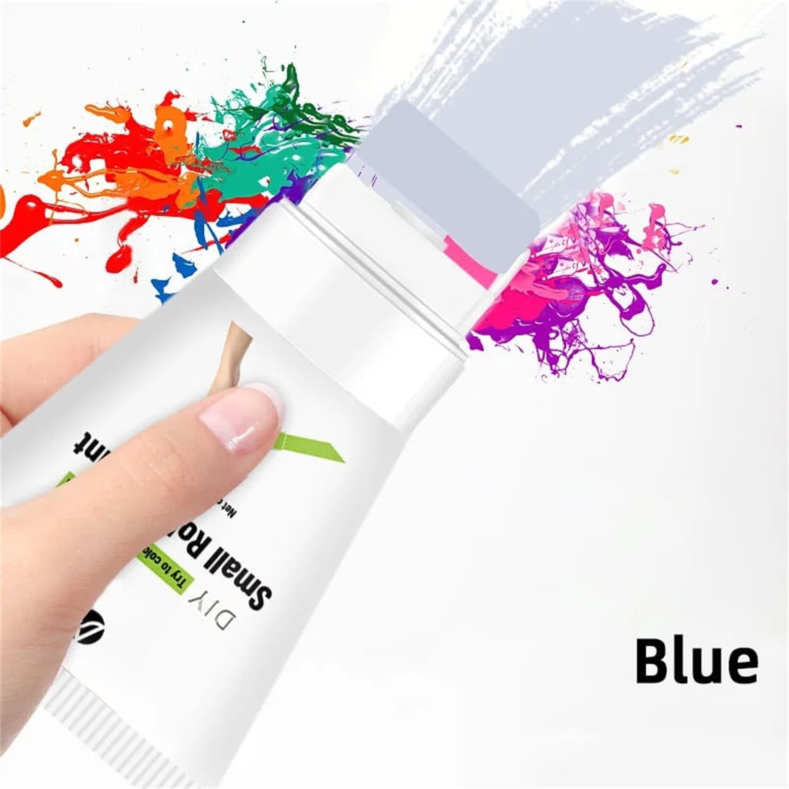 Ovzne Small Emulsion Wall Paint Brush - 100G Wall Repair Paste Roller ...