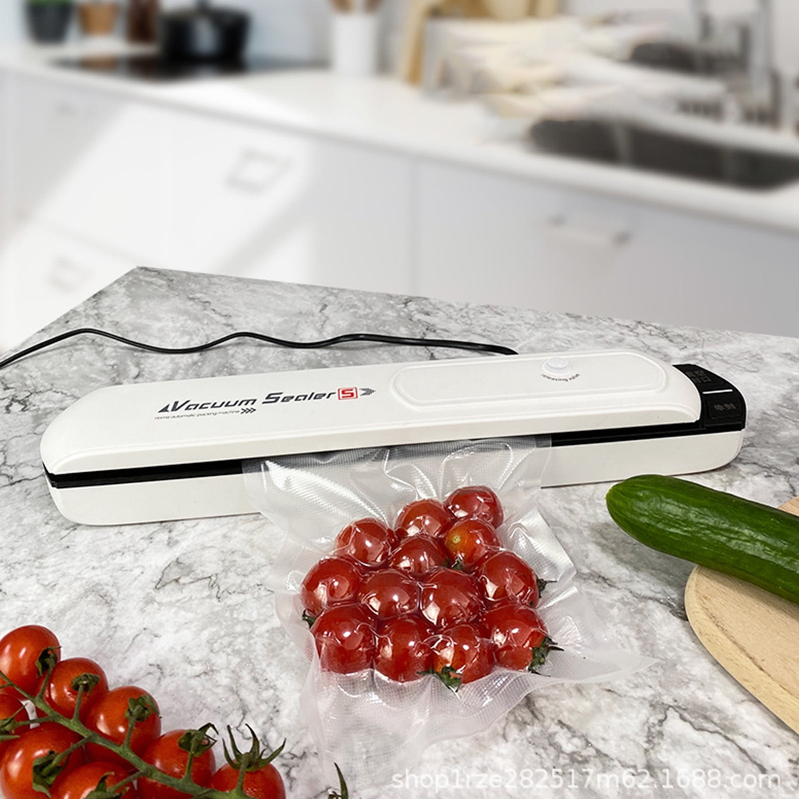 Ovzne Vacuum Sealer - 41X5.5X7Cm Automatic Food Vacuum Sealer Machine ...