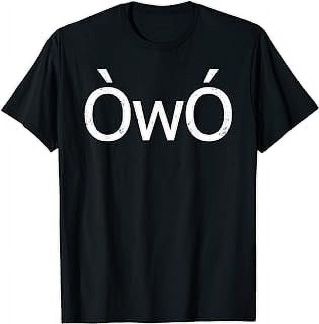 OwO Cute Emote Tee Shirt - Walmart.com