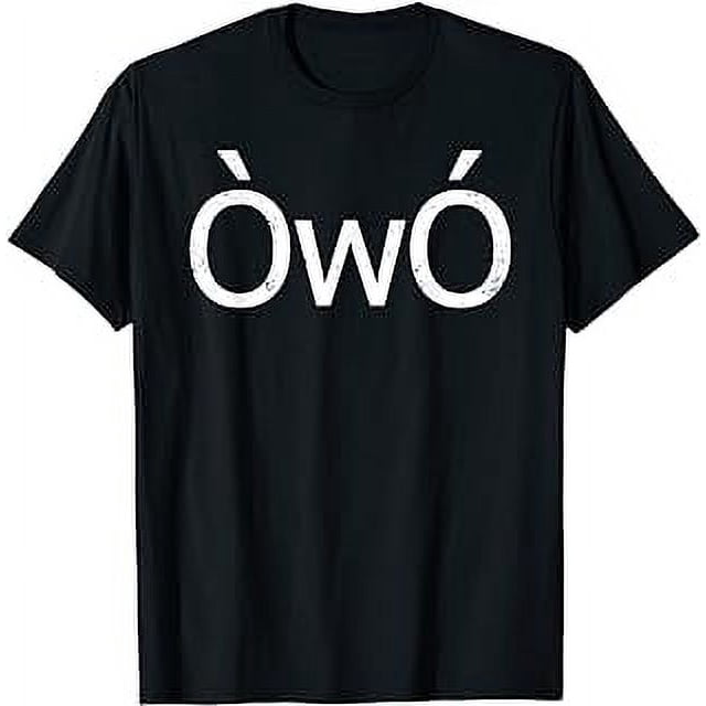 OwO Cute Emote Tee Shirt - Walmart.com