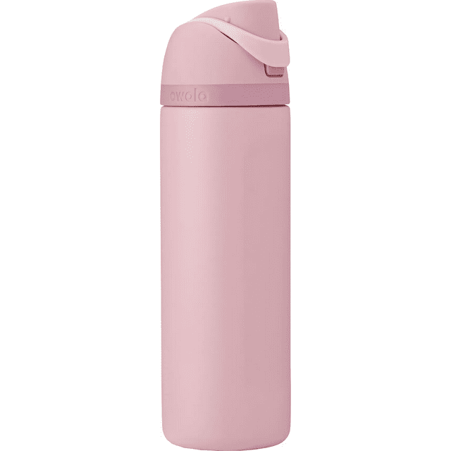 Owala 24 oz. FreeSip Stainless Steel Water Bottle - Rose Quartz ...