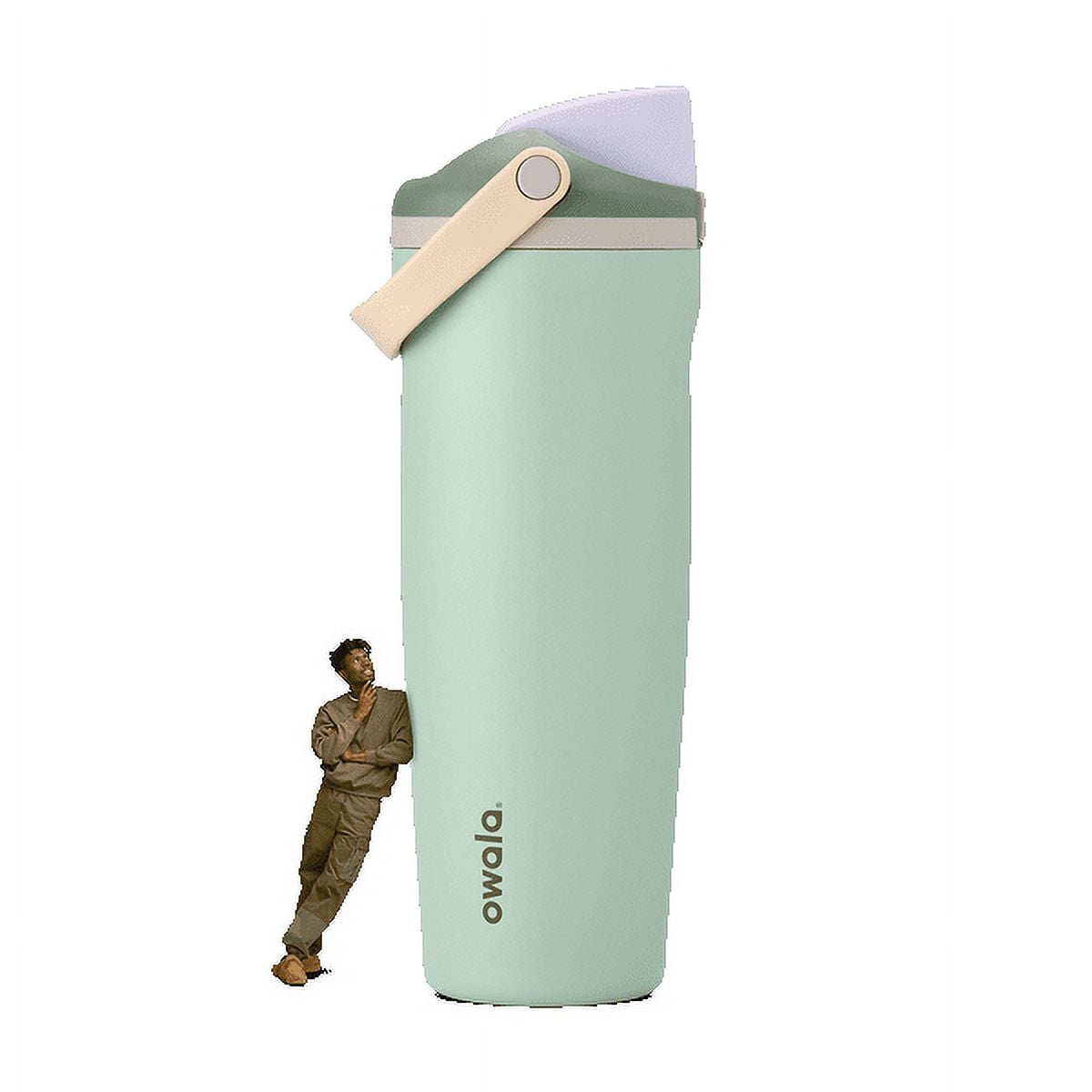 Owala 30oz FreeSip Sway Stainless Steel Water Bottle - Eucalyptus ...