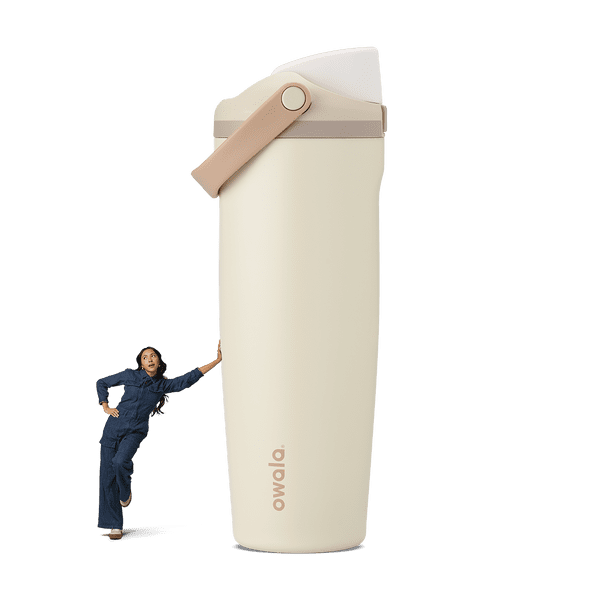 Owala 30oz FreeSip Sway Stainless Steel Water Bottle - Lightly Toasted ...