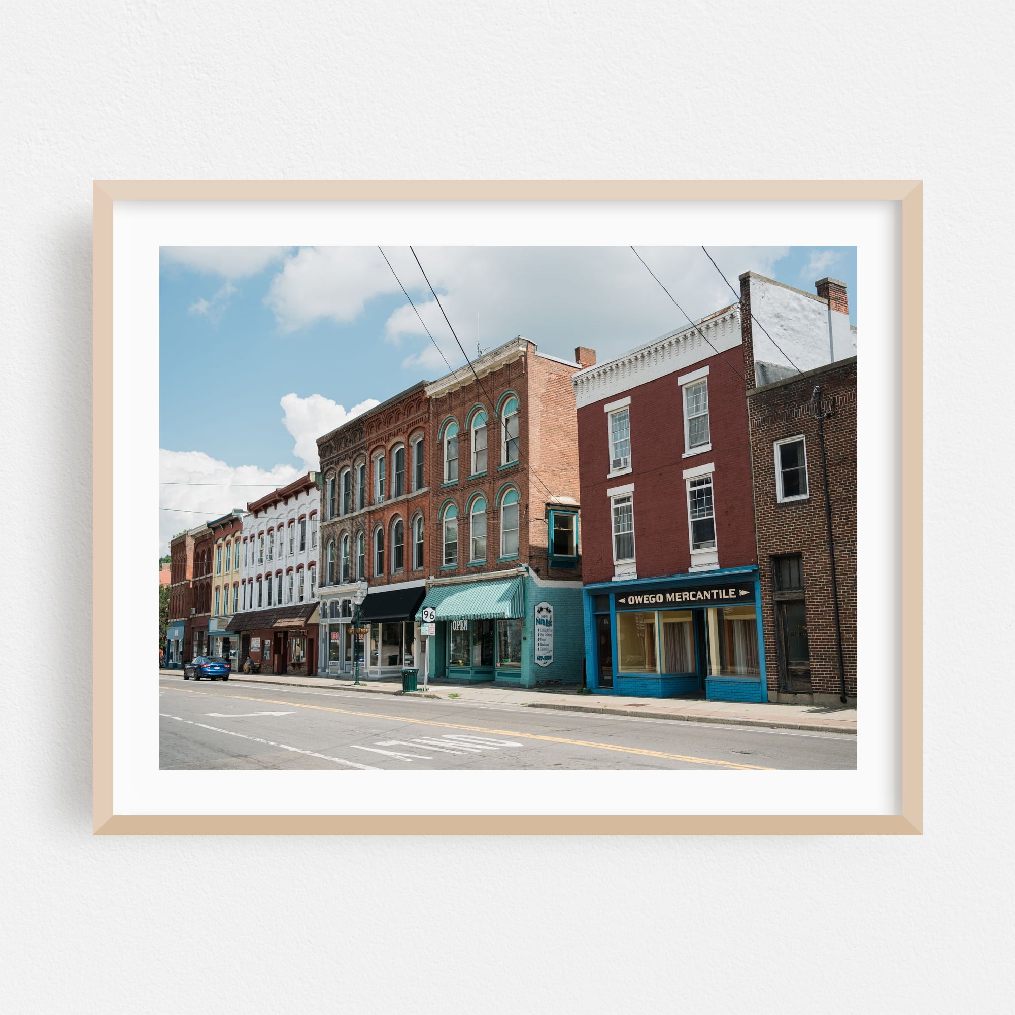 Owego Street Scene 02 - Owego New York Photography Architecture Vintage ...