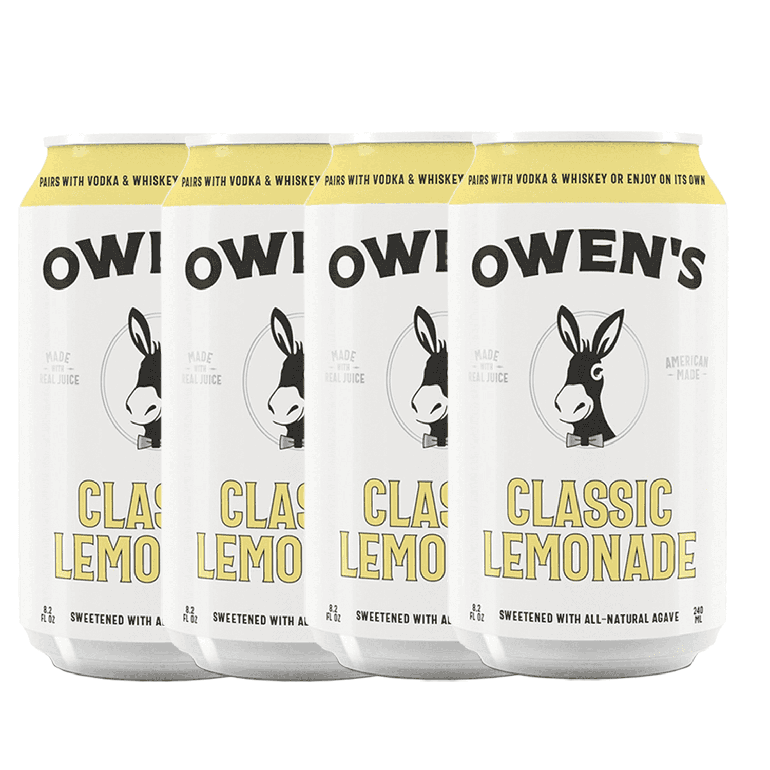 Owen’s Craft Mixers Classic Lemonade HandA with Premium Ingredients ...