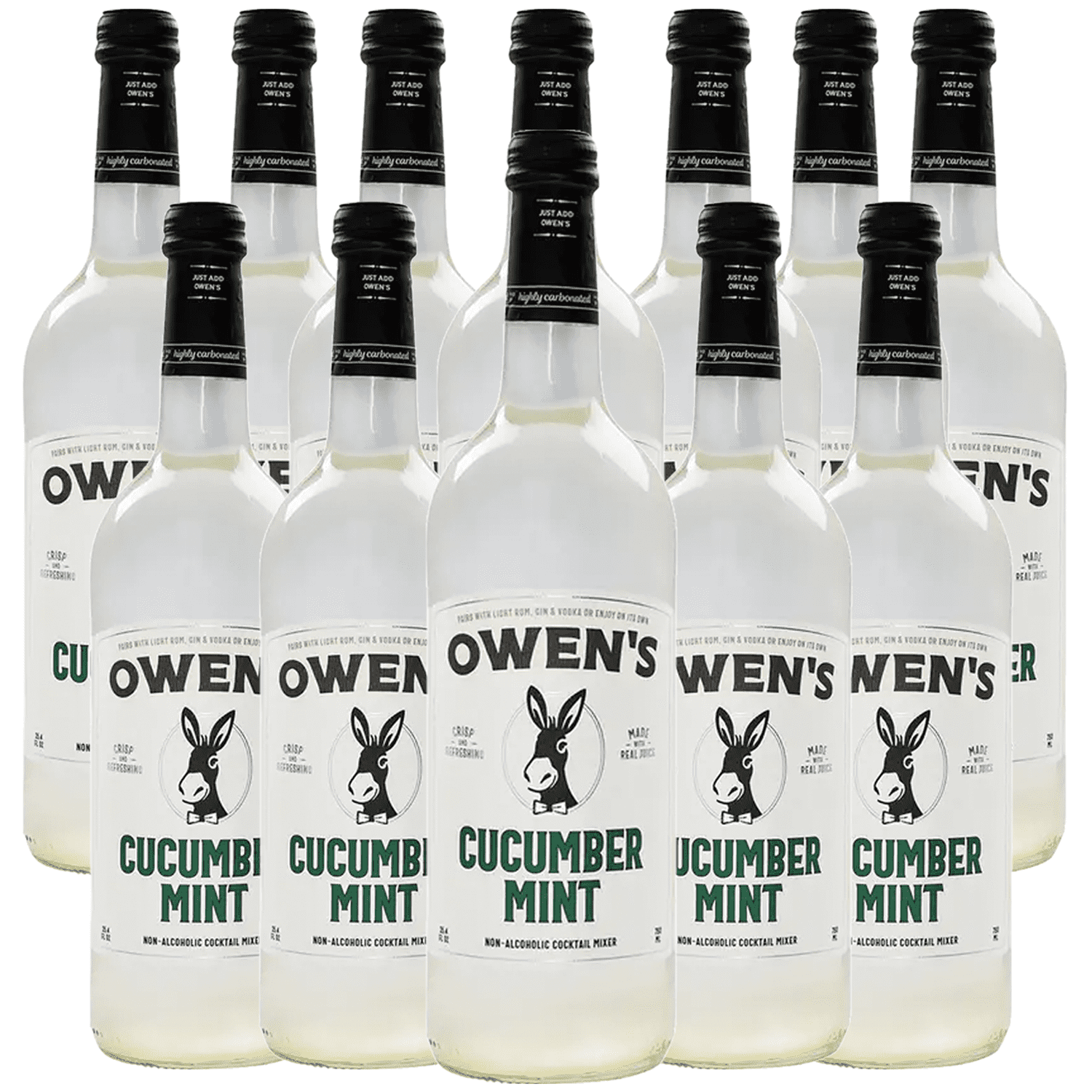 Owen’s Craft Mixers Cucumber Mint HandA with Premium Ingredients Vegan ...