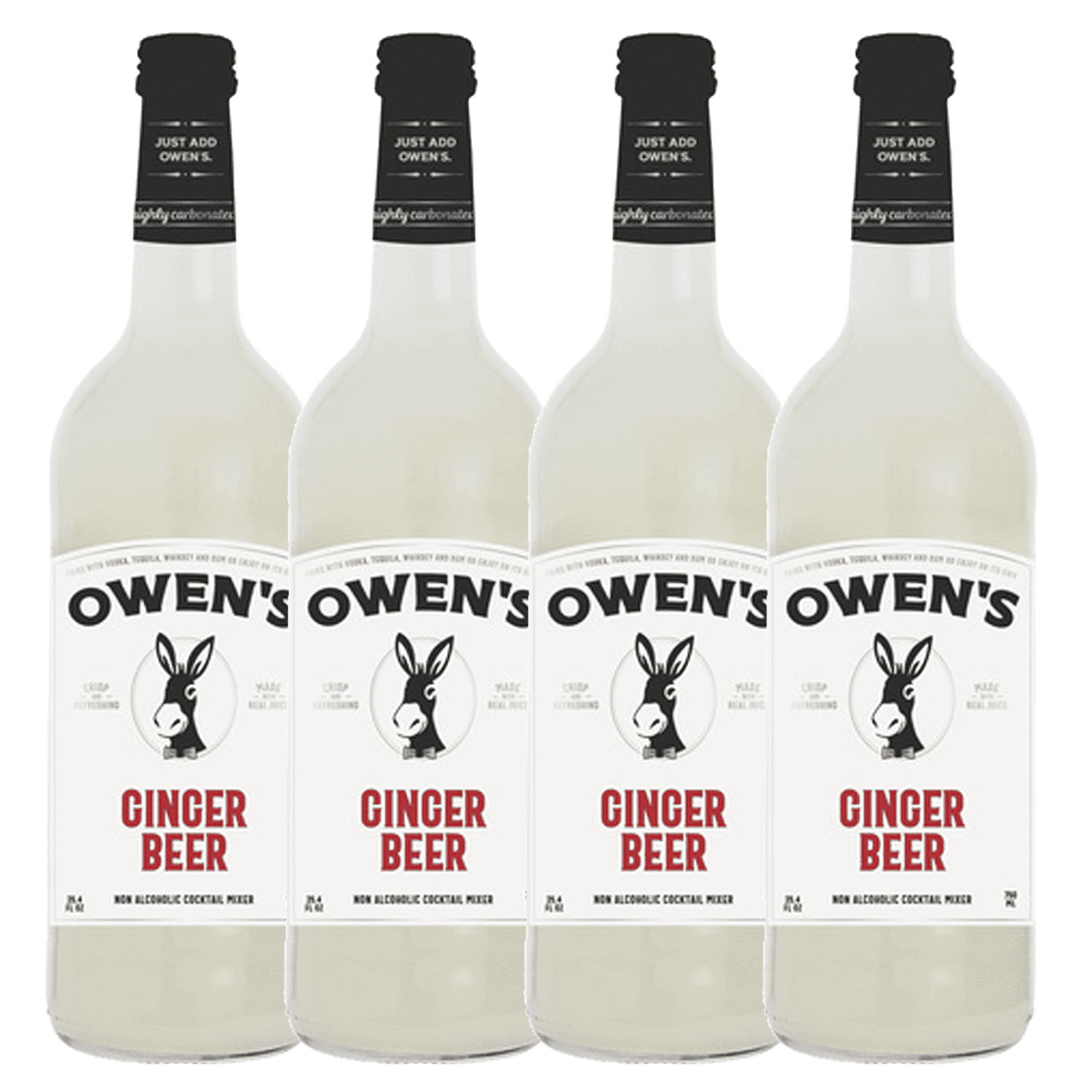 Owen’s Craft Mixers Ginger Beer HandA with Premium Ingredients Vegan ...