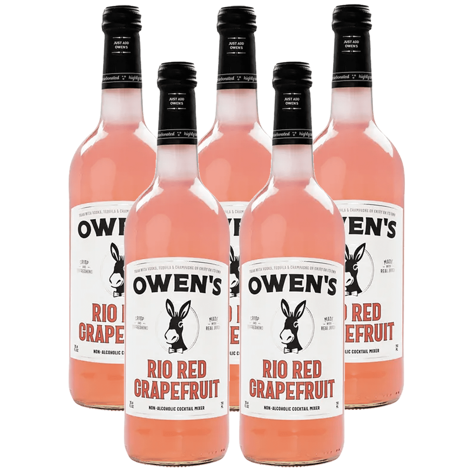 Owen’s Craft Mixers Rio Red Grapefruit HandA with Premium Ingredients ...