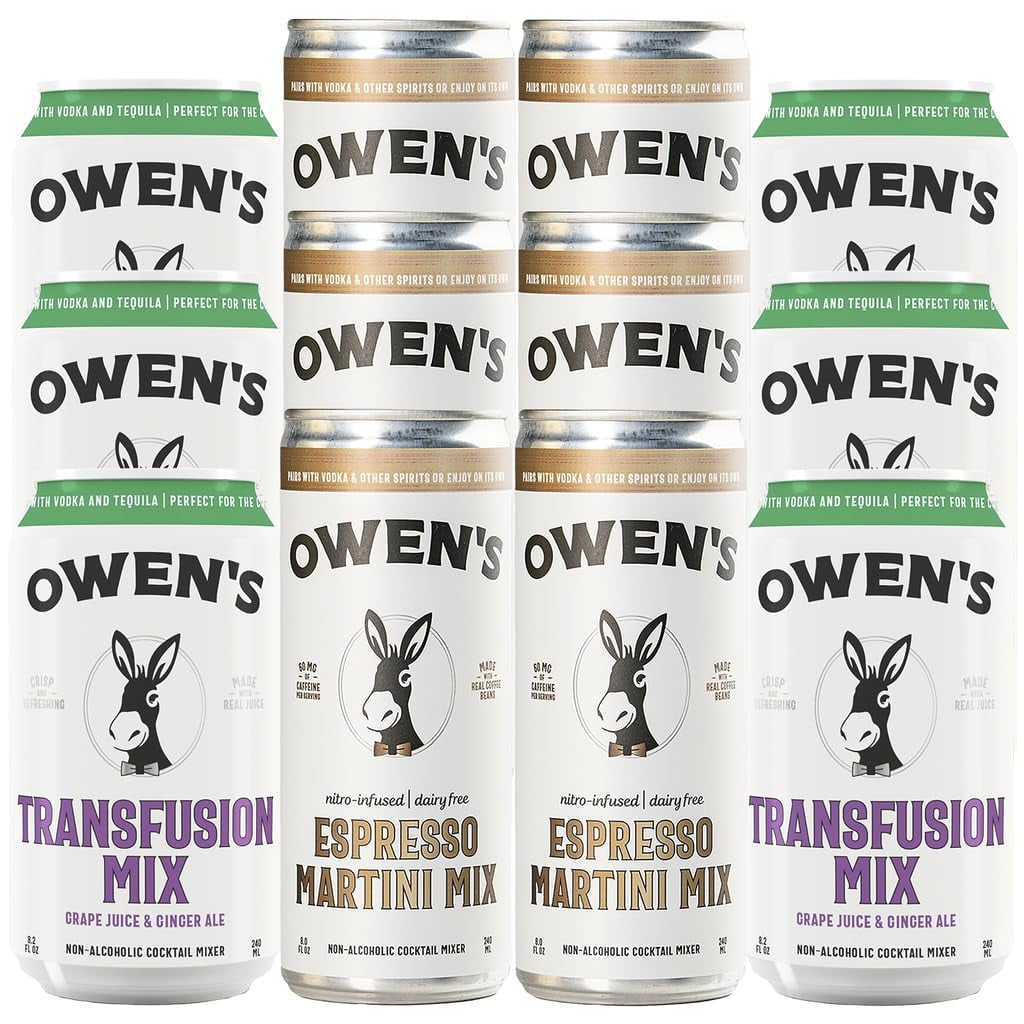 Owen’s Craft Mixers | Transfusion Mix & Espresso Martini 12 Pack ...