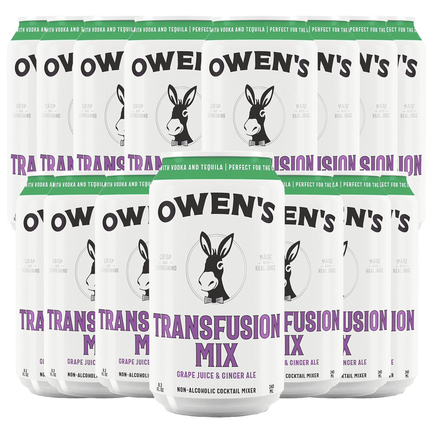 Owen’s Craft Mixers Transfusion Mix HandA with Premium Ingredients ...