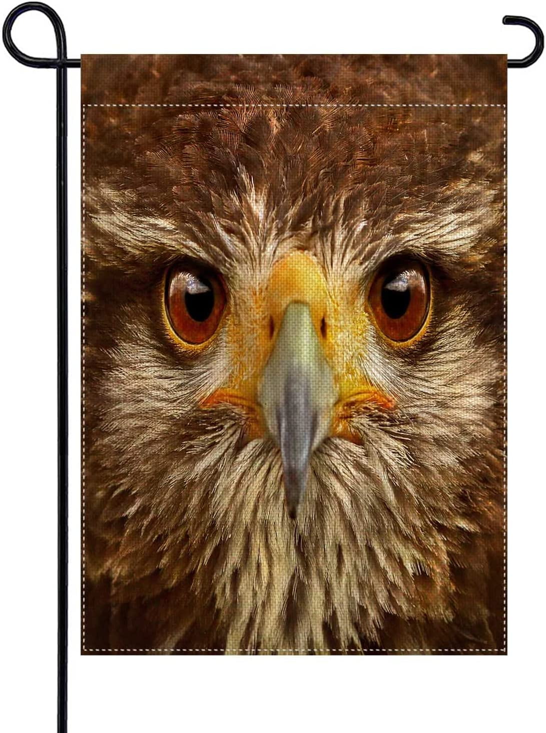 Owl Bird Holiday Garden Flags 12x18 Inch Double Sided Eagle American ...