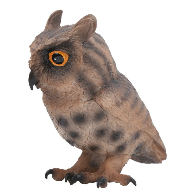 Owl Bird Wild Animal PVC Model Craft Education Kids Toy Simulation ...