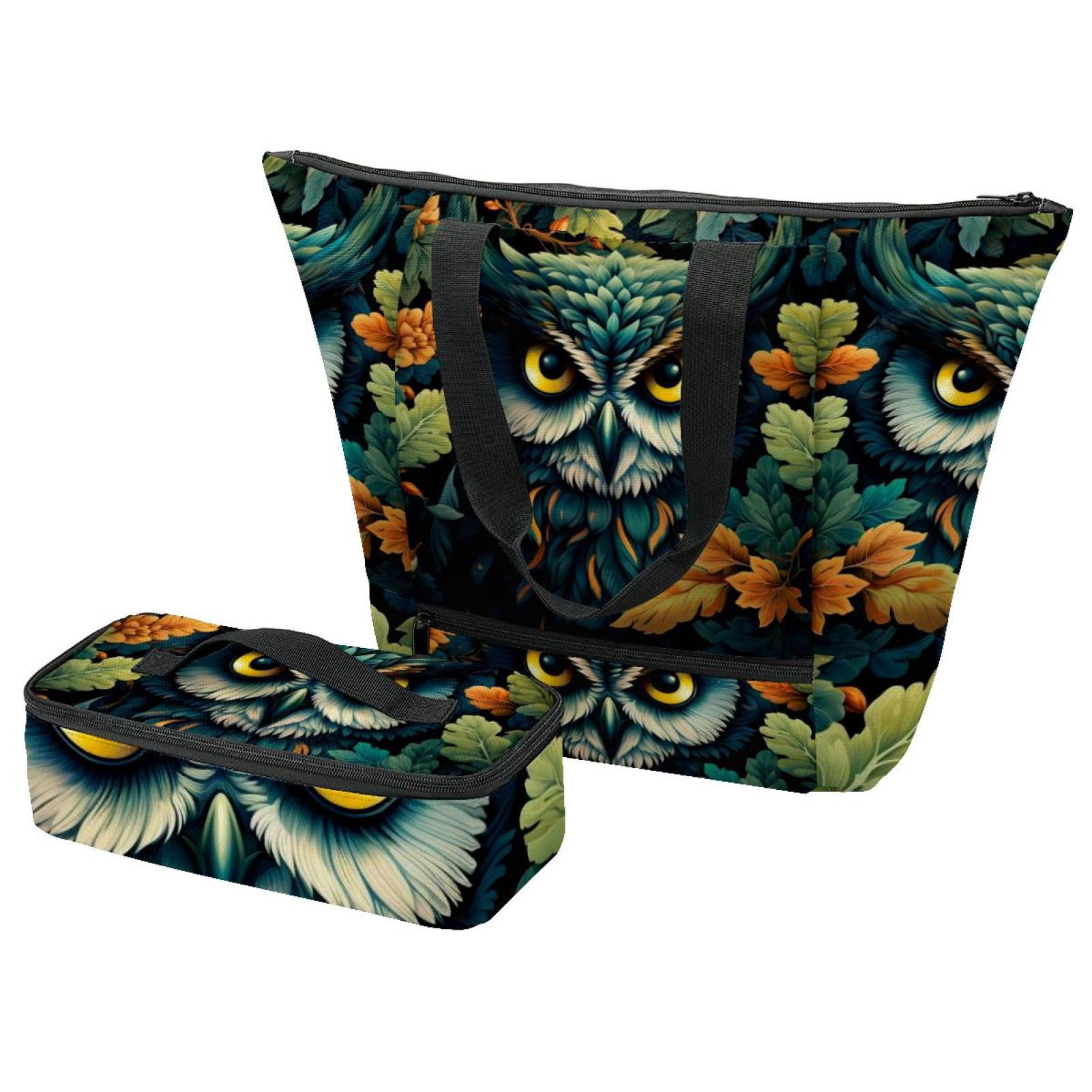 Owl Birds Travel Duffel Bag Sports Tote Gym Bags Shoulder Weekender ...