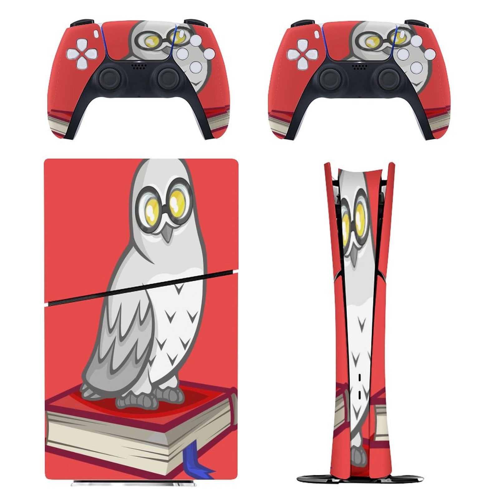 Owl, Book PS5/PS5 Slim Digital Disc Skin Sticker For Console And ...