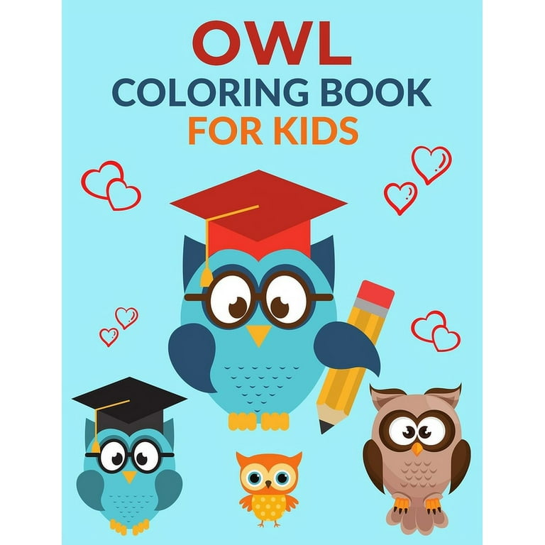 christmas owl coloring pages for kids