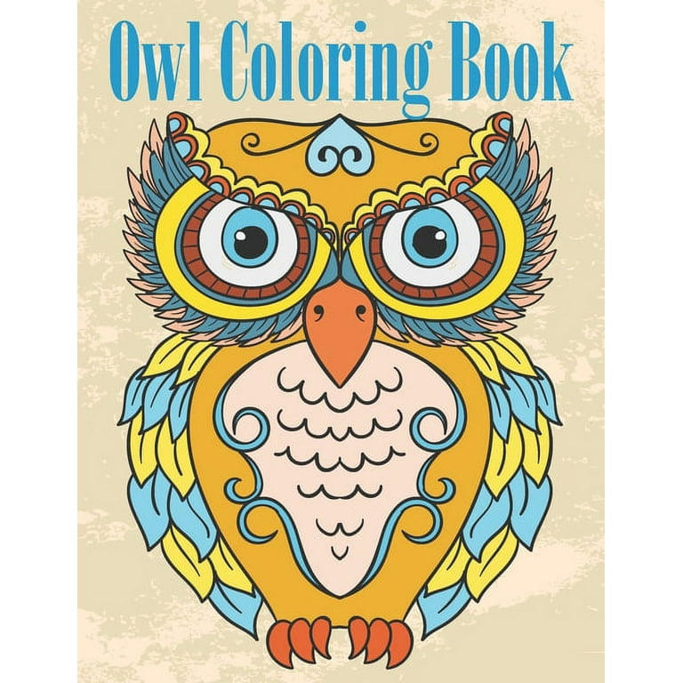 free adult owl coloring pages