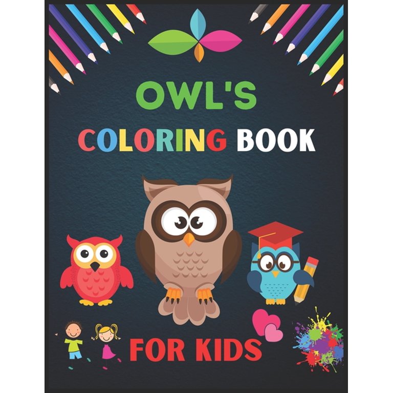christmas owl coloring pages for kids