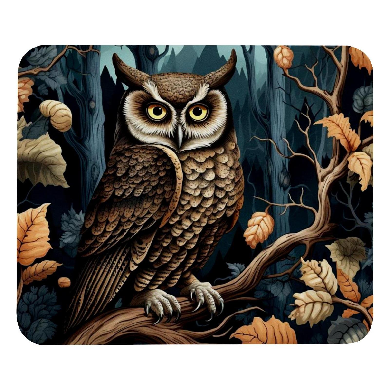 Owl Computer Mouse Pad,Rubber Mouse Mat for Gaming, Office, Laptop, PC ...