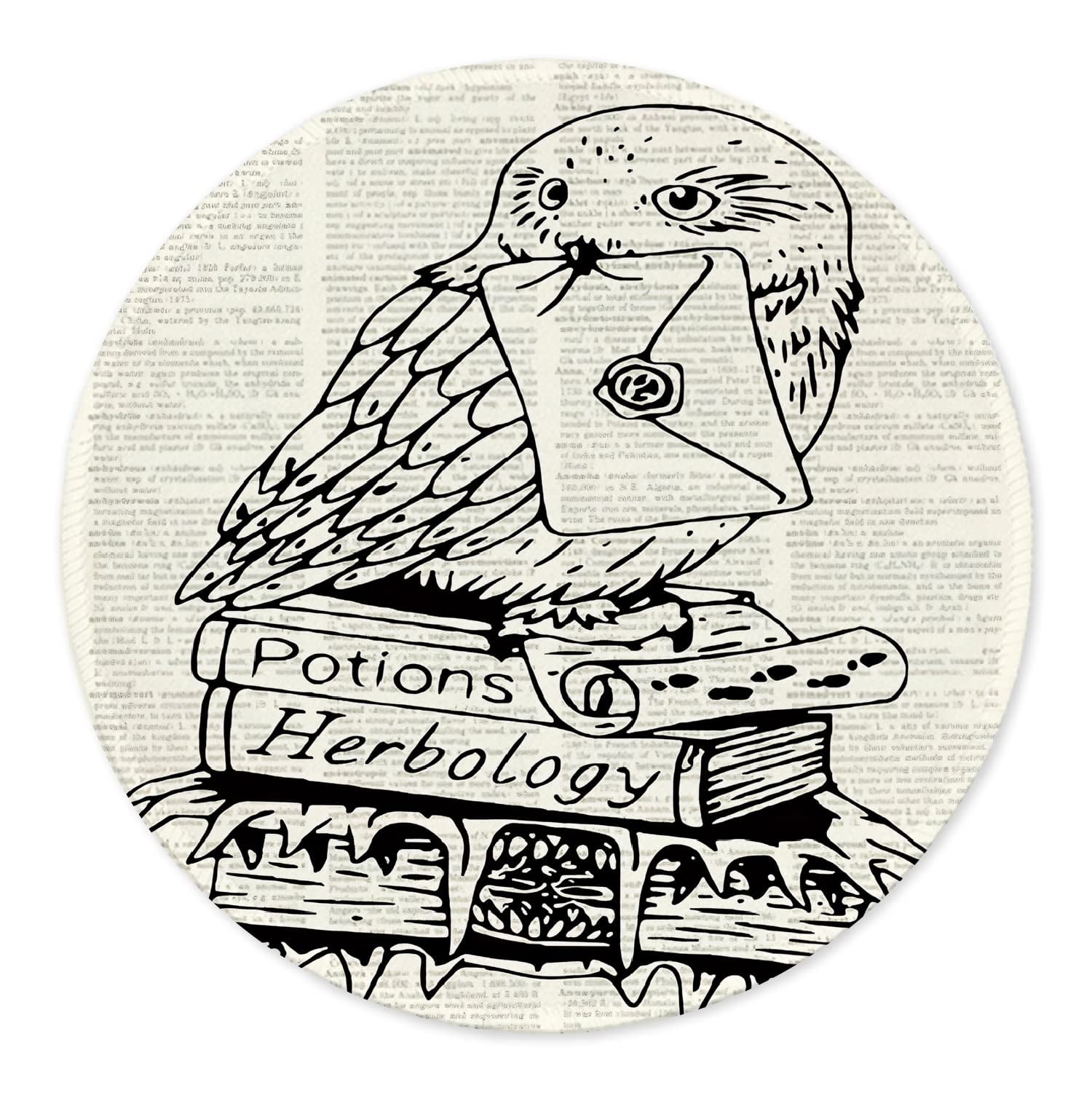 Owl and Envelope Harry Potter Wall Art Magicbooks Potion Herbology ...