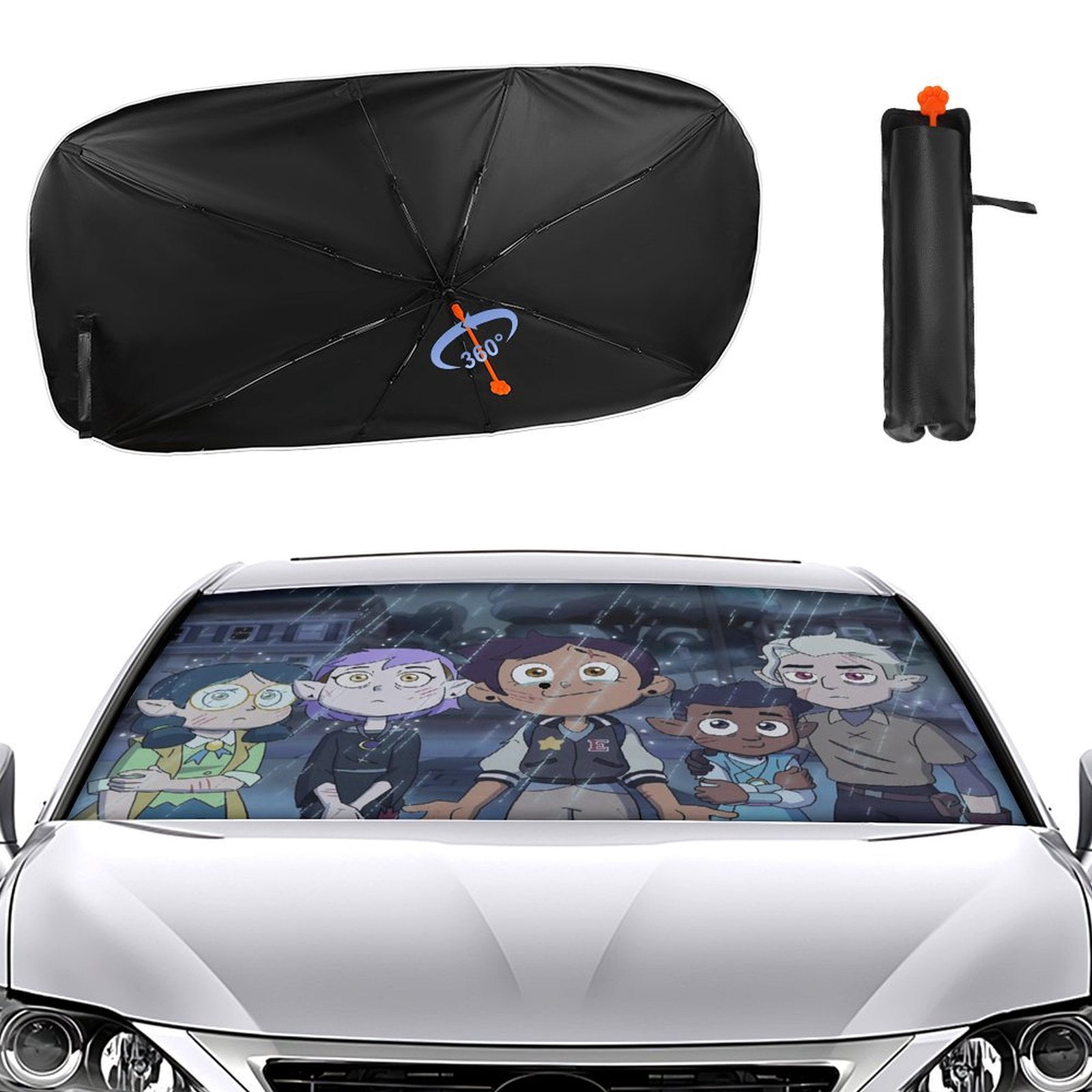 The Owl House Car Windshield Sun Shade Umbrella, Windshield Sun Shade ...