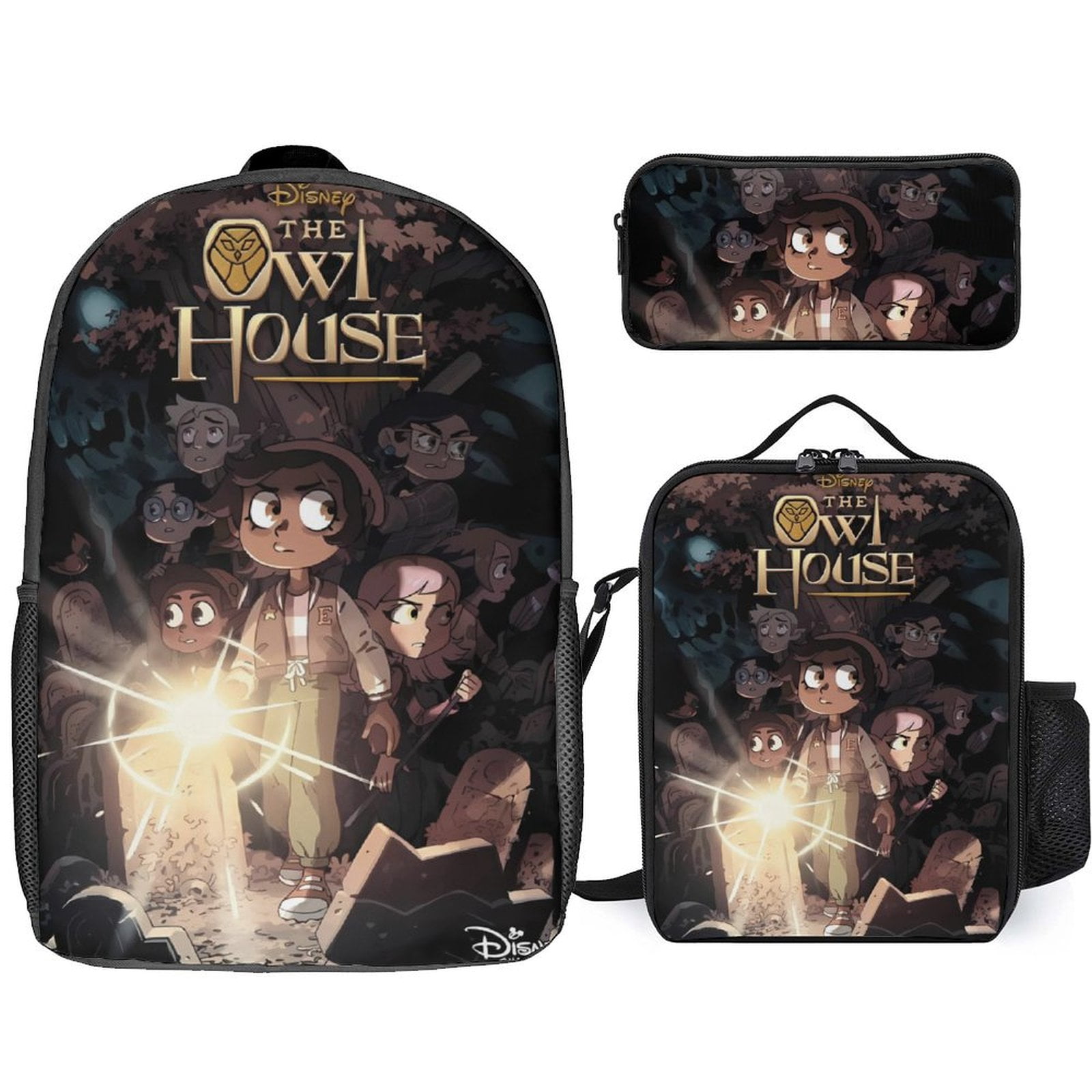 The Owl House Luz Noceda 3 Piece Backpack Set with Lunch Bag Pencil ...
