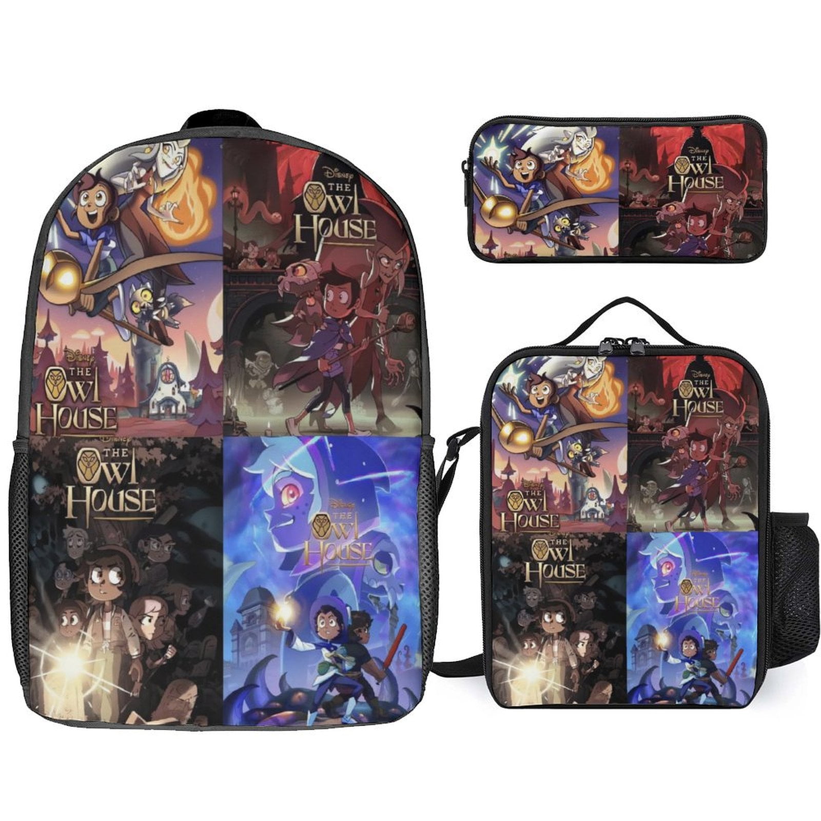 The Owl House Luz Noceda 3 Piece Backpack Set with Lunch Bag Pencil ...