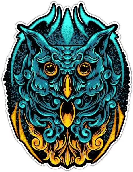 Owl Illuminati Freemasonry Masons Masonic Car Window Stickerphone Decal ...