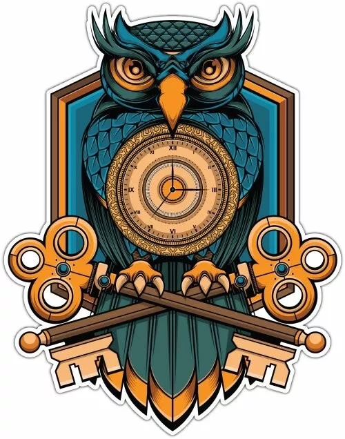 Owl Illuminati Freemasonry Masons Masonic Car Window Stickerphone Decal ...