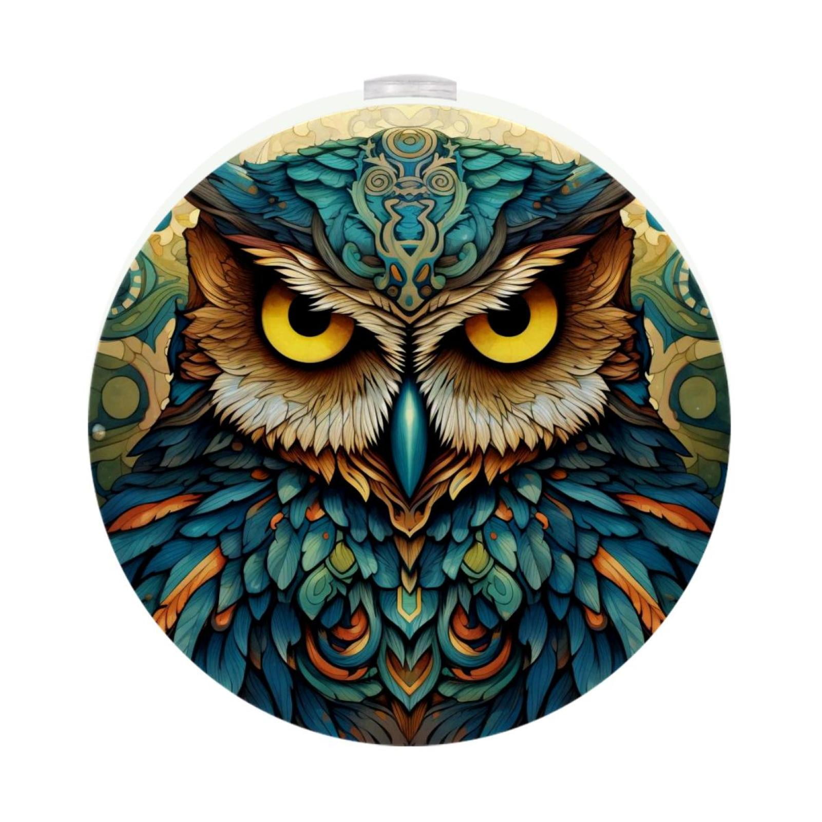 Owl LED Round Night Light-2PCS: Bright and Energy Efficient ...