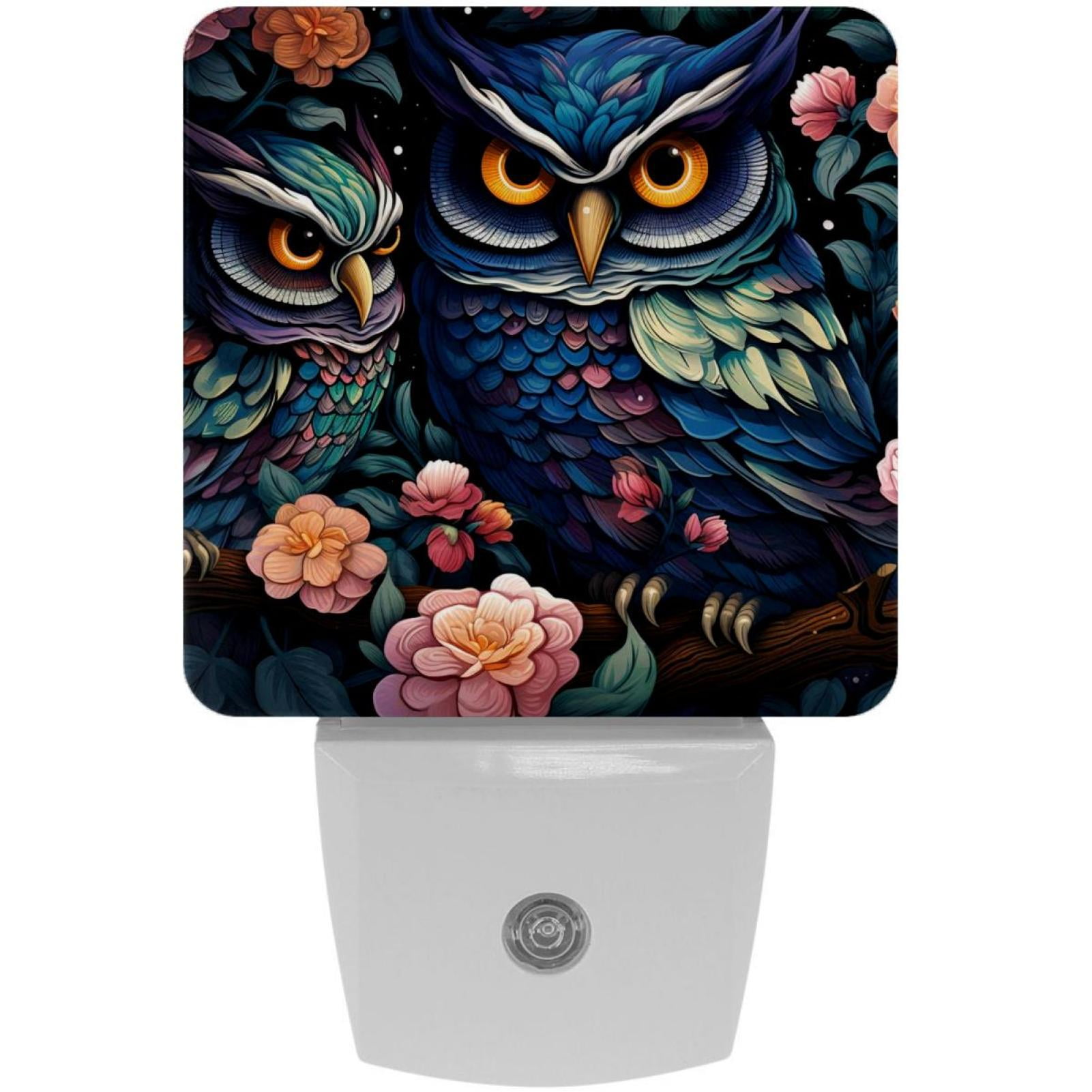 Owl LED Square Night Lights - Elegant and Energy Efficient Lighting ...